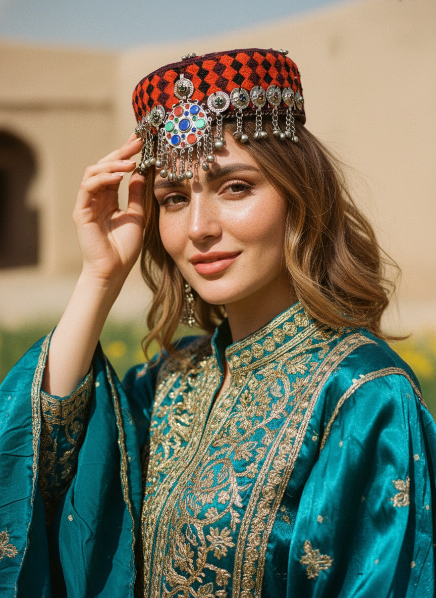 Buy Quick Ship Handcrafted Afghan Kuchi Cap | Sale | London – VAVAA
